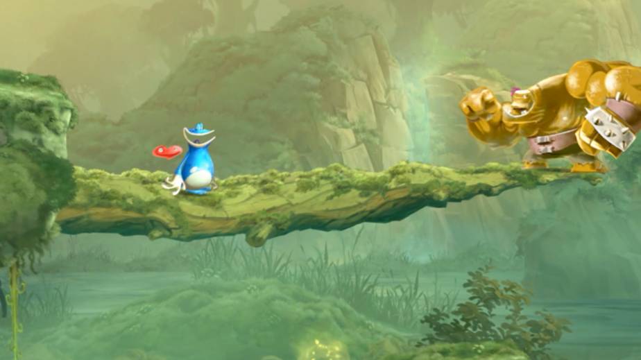 Проходим игру Rayman Legends, 3 этап эпизода малютки в опасности, волшебный лес
