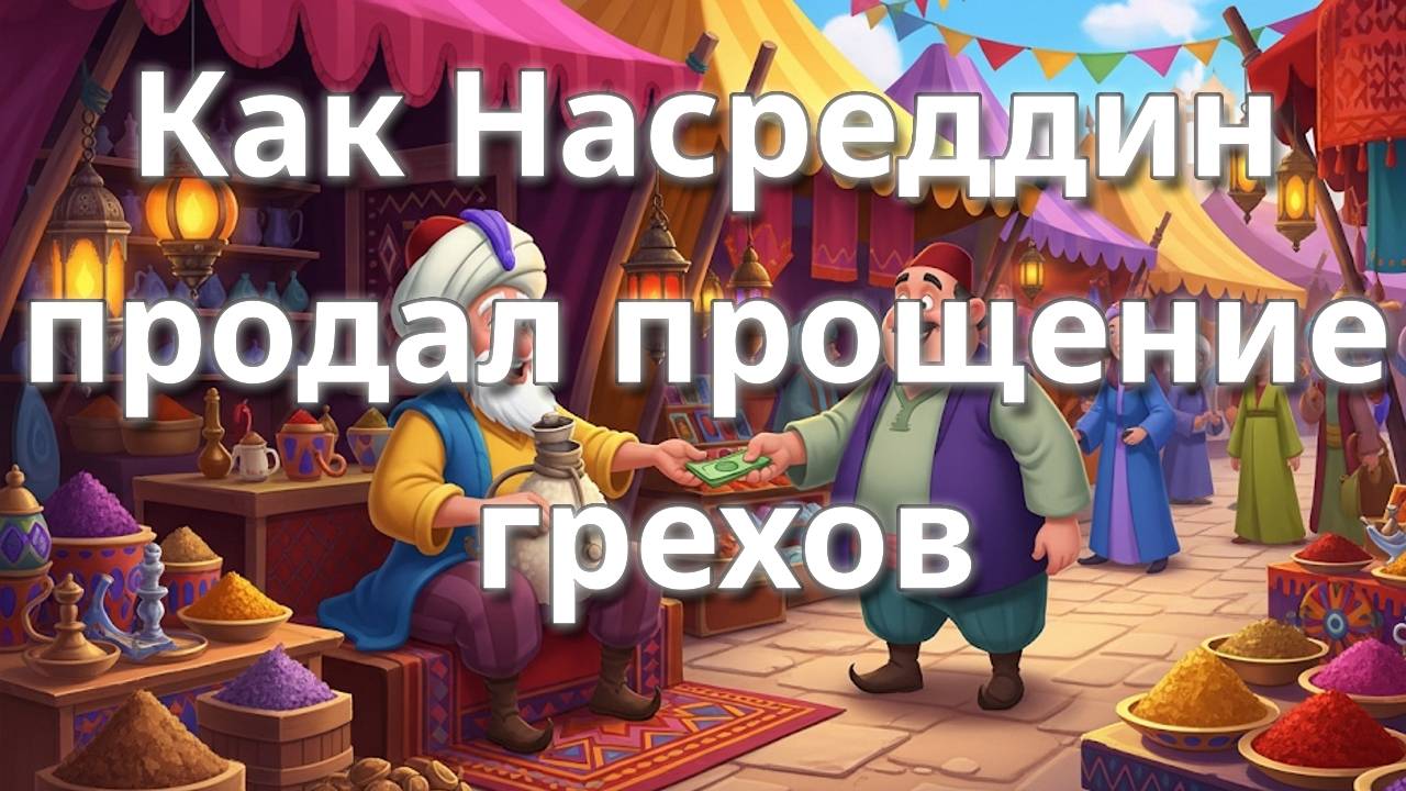 Как Насреддин продал прощение грехов, притча