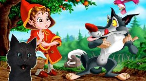 ЧИТАЕМ СКАЗКУ 🐺 КРАСНАЯ ШАПОЧКА 🐓 КУРОЧКА РЯБА  🐱 С ГОВОРЯЩИМ СУПЕР КОТОМ ( ИГРА для ДЕТЕЙ #174