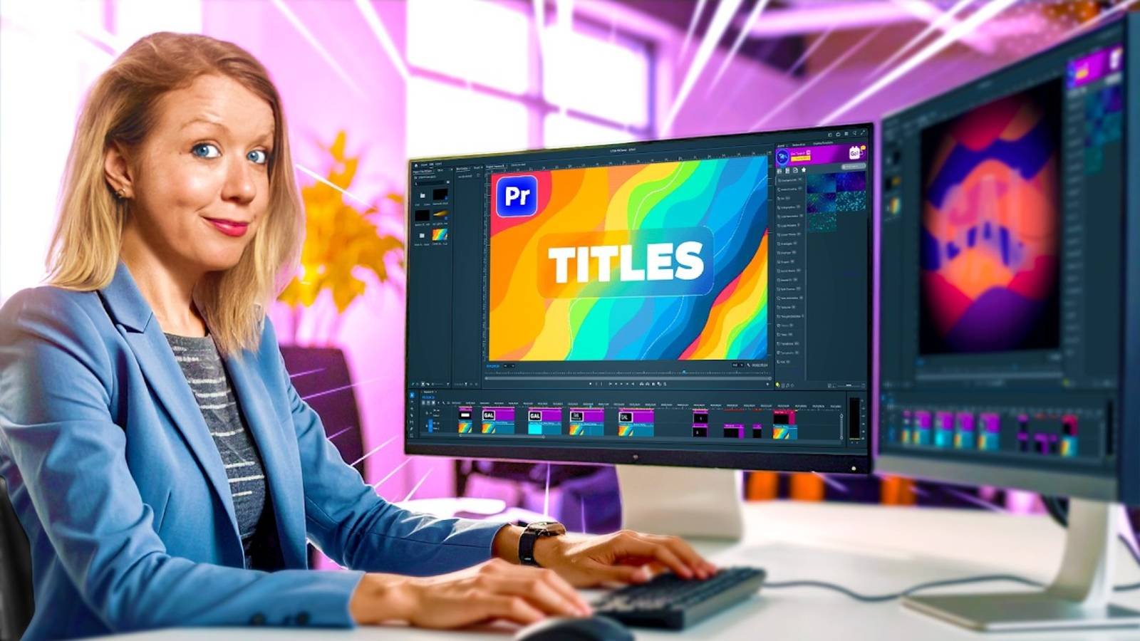 Простые эффекты титров, которые потрясающе смотрятся в Premiere Pro!
