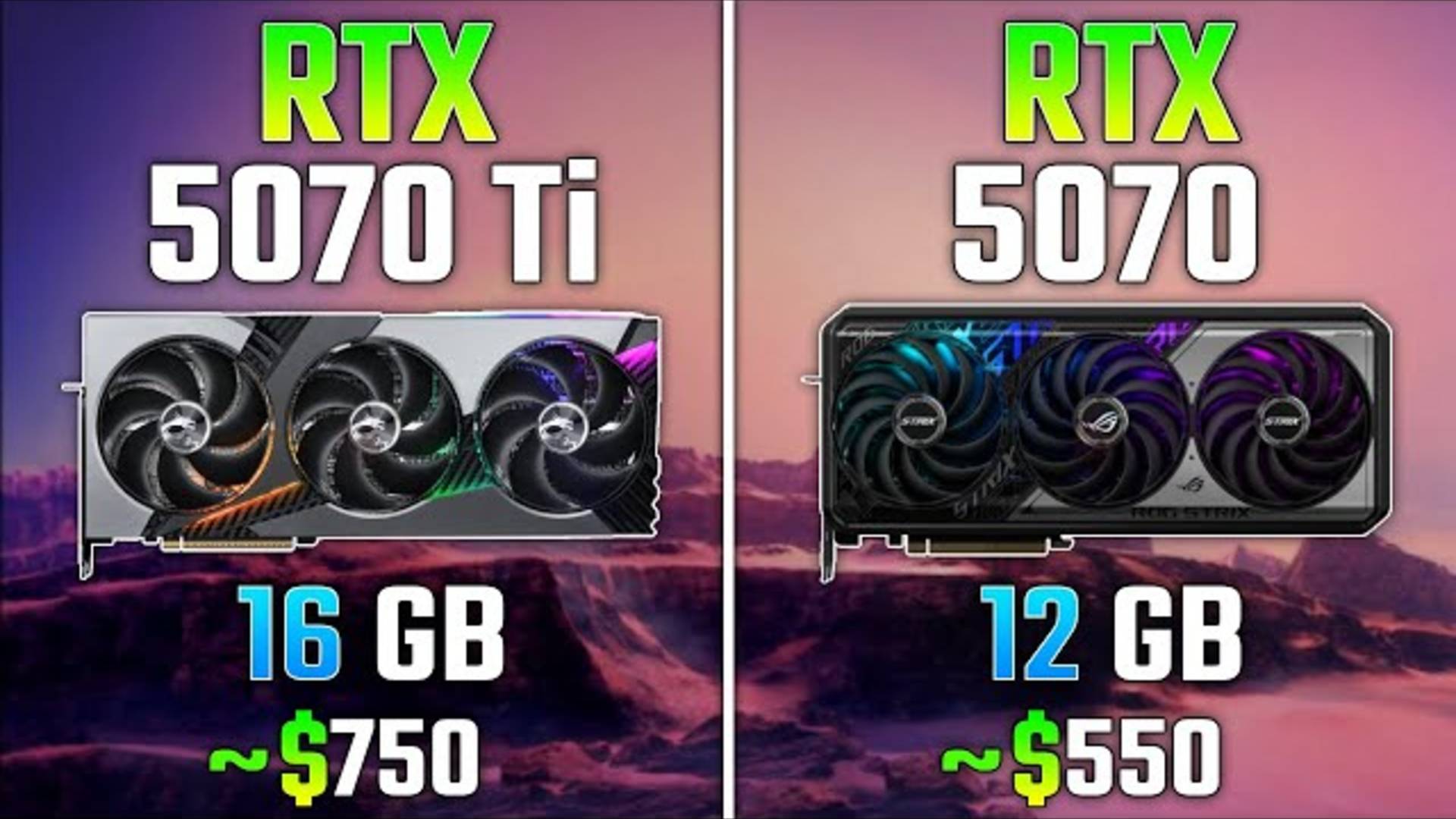 RTX 5070 Ti vs RTX 5070 | Test in 7 Games