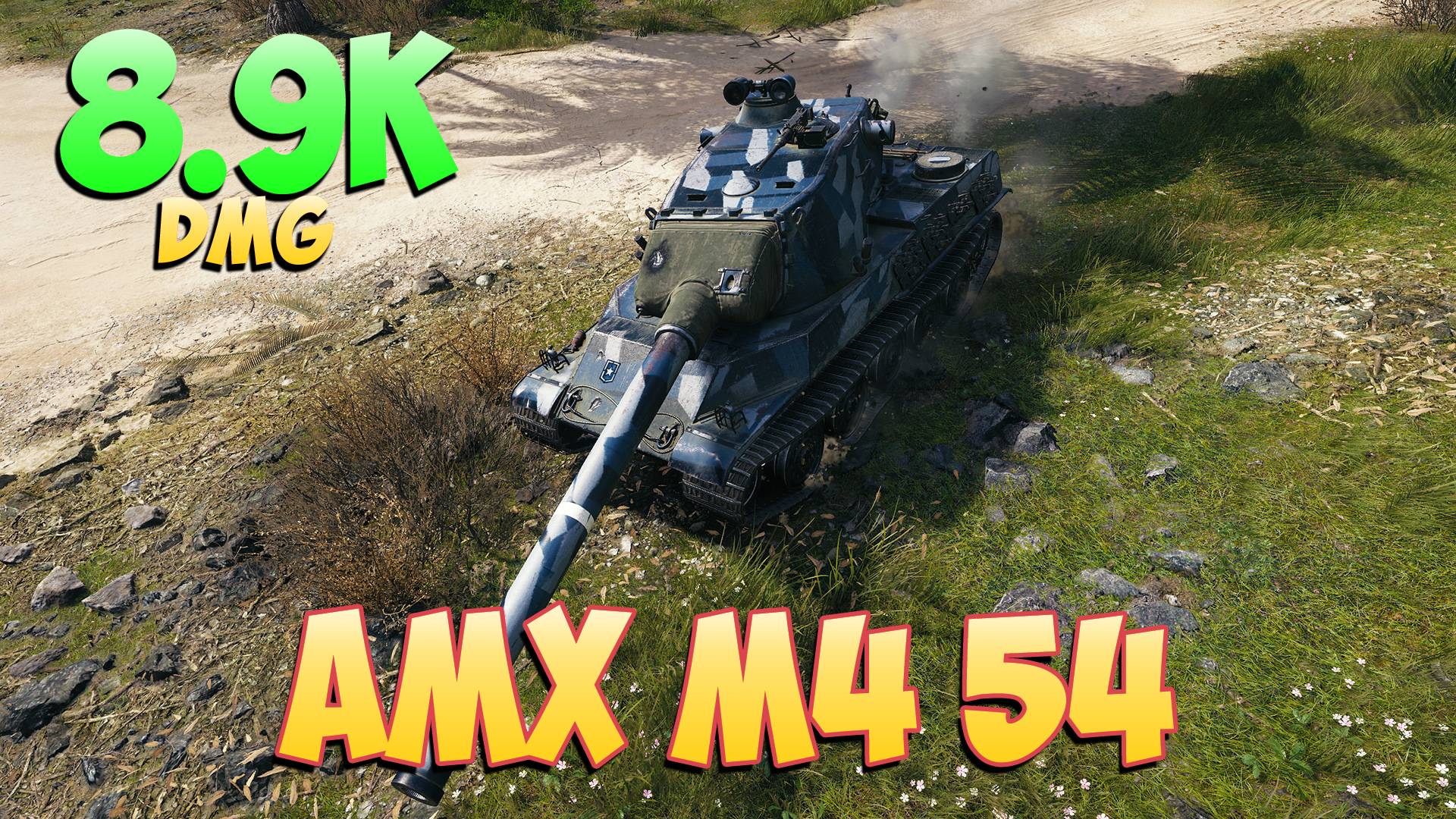 AMX M4 54 • Непобедимый! - 6 Фрагов 8.9K Урона • Мир Танков
