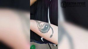 ♦ Осветляем тату для перекрытия 2й сеанс