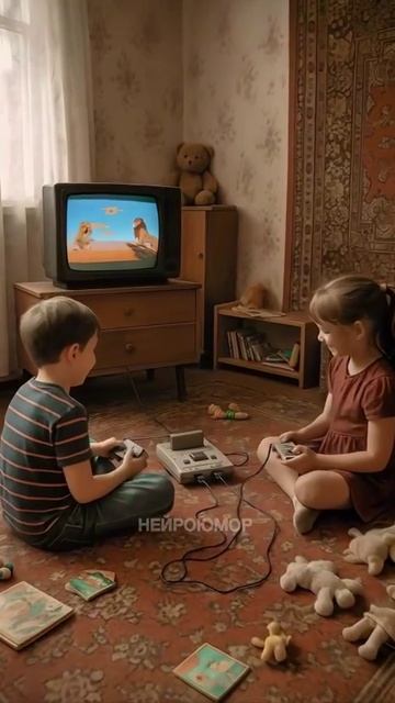 Детство без интернета.  #приколы #юмор #нейросети