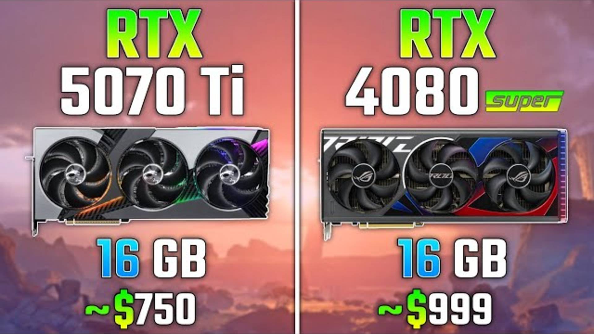 RTX 5070 Ti vs RTX 4080 SUPER | Test in 7 Games