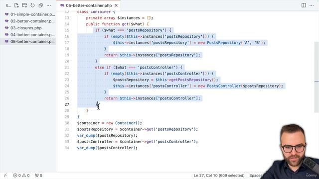 29-05. Refactor the Container with Unified Instance Creation