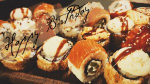 АСМР • Отмечаем день рождения • Пробуем роллы • Итинг 🍣 Мукбанг