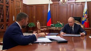 Владимир Путин встретился с главой Донецкой народной республики Денисом Пушилиным