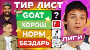 Тир лист #8 | Лучшие лиги мира