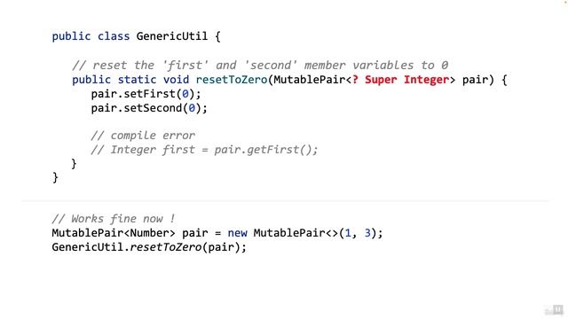19 - Lower Bounded Wildcards