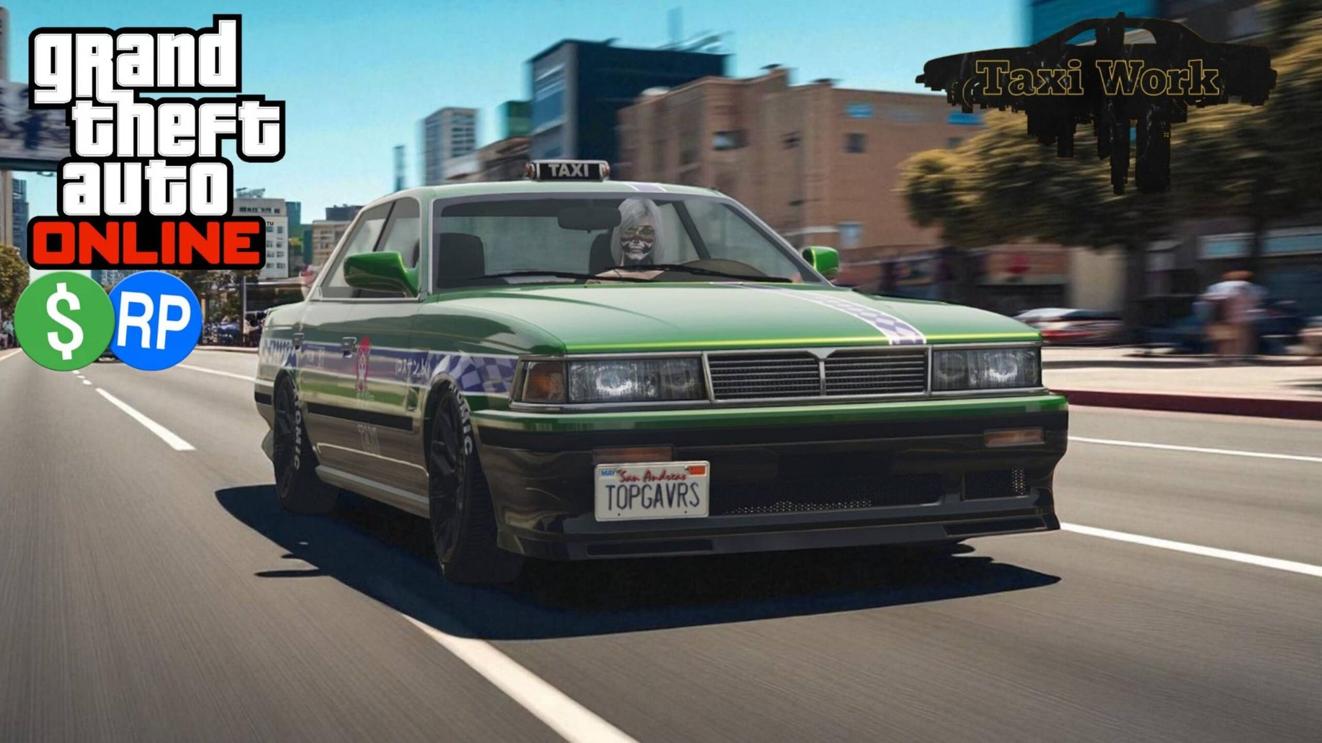 Работа таксистов в бонусную неделю в GTA Online