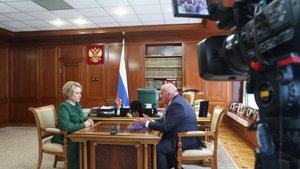 Встреча Председателя Совета Федерации с губернатором Костромской области