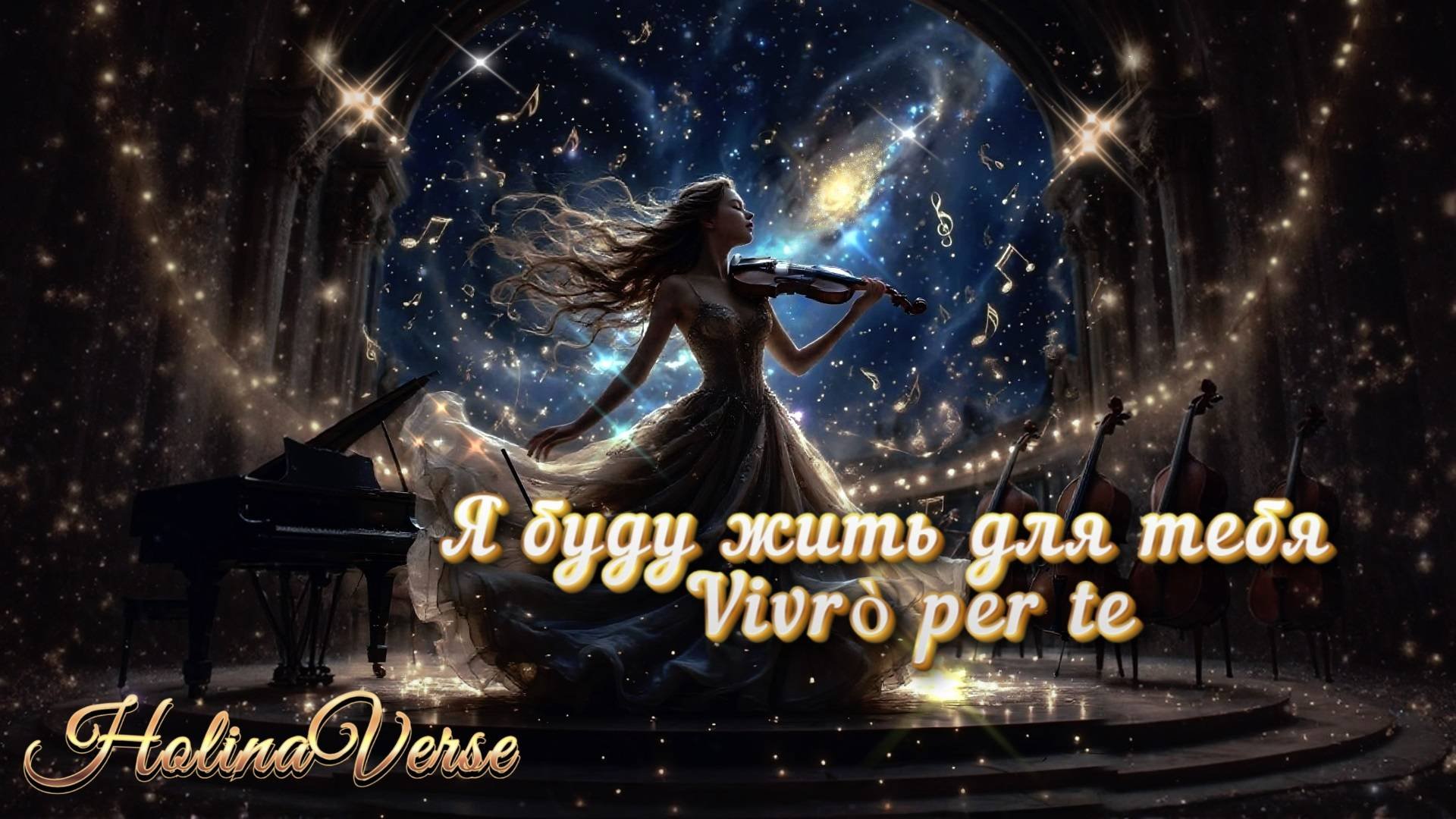 Holina Verse — Я буду жить для тебя/Vivrò per te(орchestr|spiritual ballad|русско-итальянский дуэт)