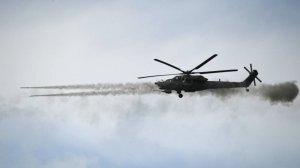 Ми-28НМ уничтожил пункт временной дислокации ВСУ