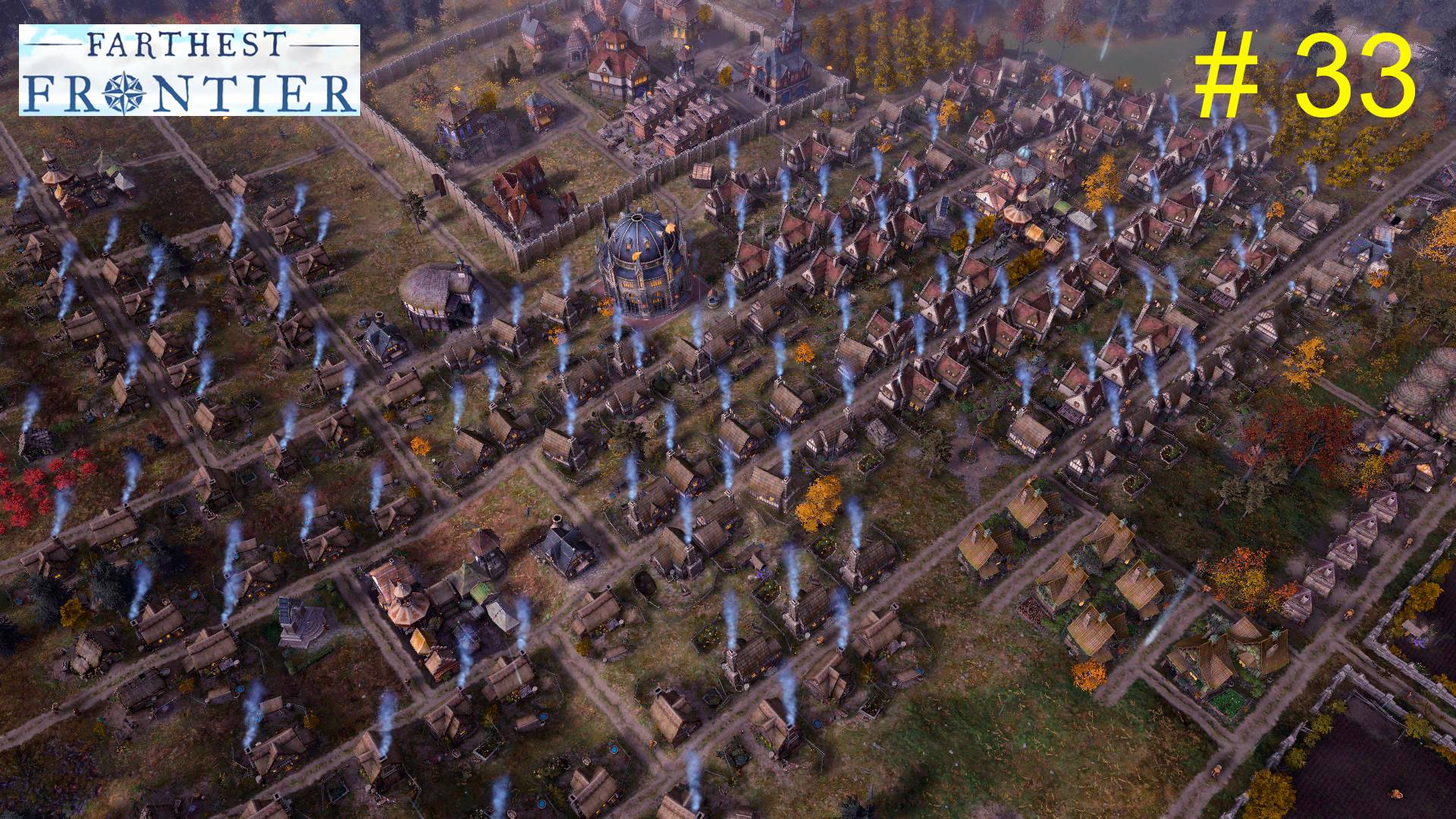 Гиперборея # 33. Укрепляем оборону.  Расширение и развитие поселения. Прохождение Farthest Frontier