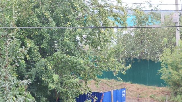 Дождь в деревне, деревенская жизнь