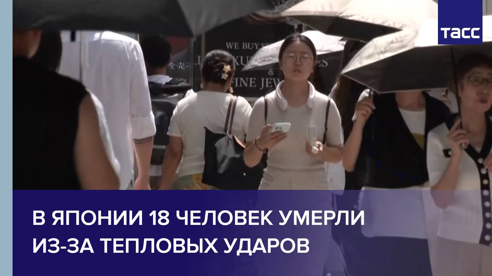 В Японии 18 человек умерли из-за тепловых ударов