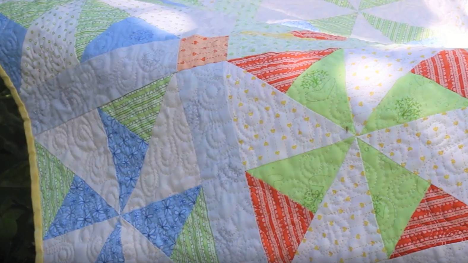 Лоскутное шитье для начинающих. Блок Вертушка. Мастер-класс