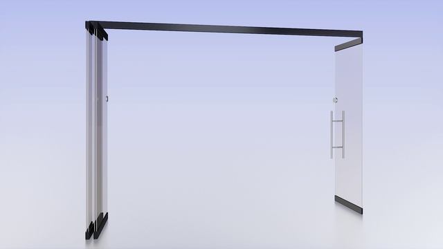 "ГАРМОШКА" -  безрамное подвесное остекление