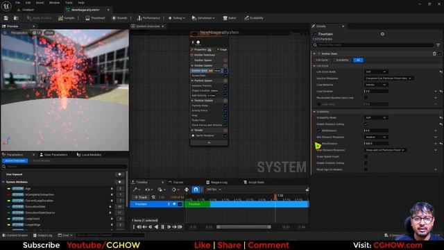 9.UE5 Niagara Basic _ Emitter Update - Emitter State - Scalability