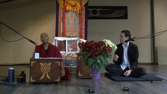 Дост. Тензин Гендун. “Бодхичитта и мудрость на пути к просветлению” день 1, сессия 2.