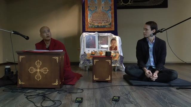 Дост. Тензин Гендун. “Бодхичитта и мудрость на пути к просветлению” день 2,  сессия 1.