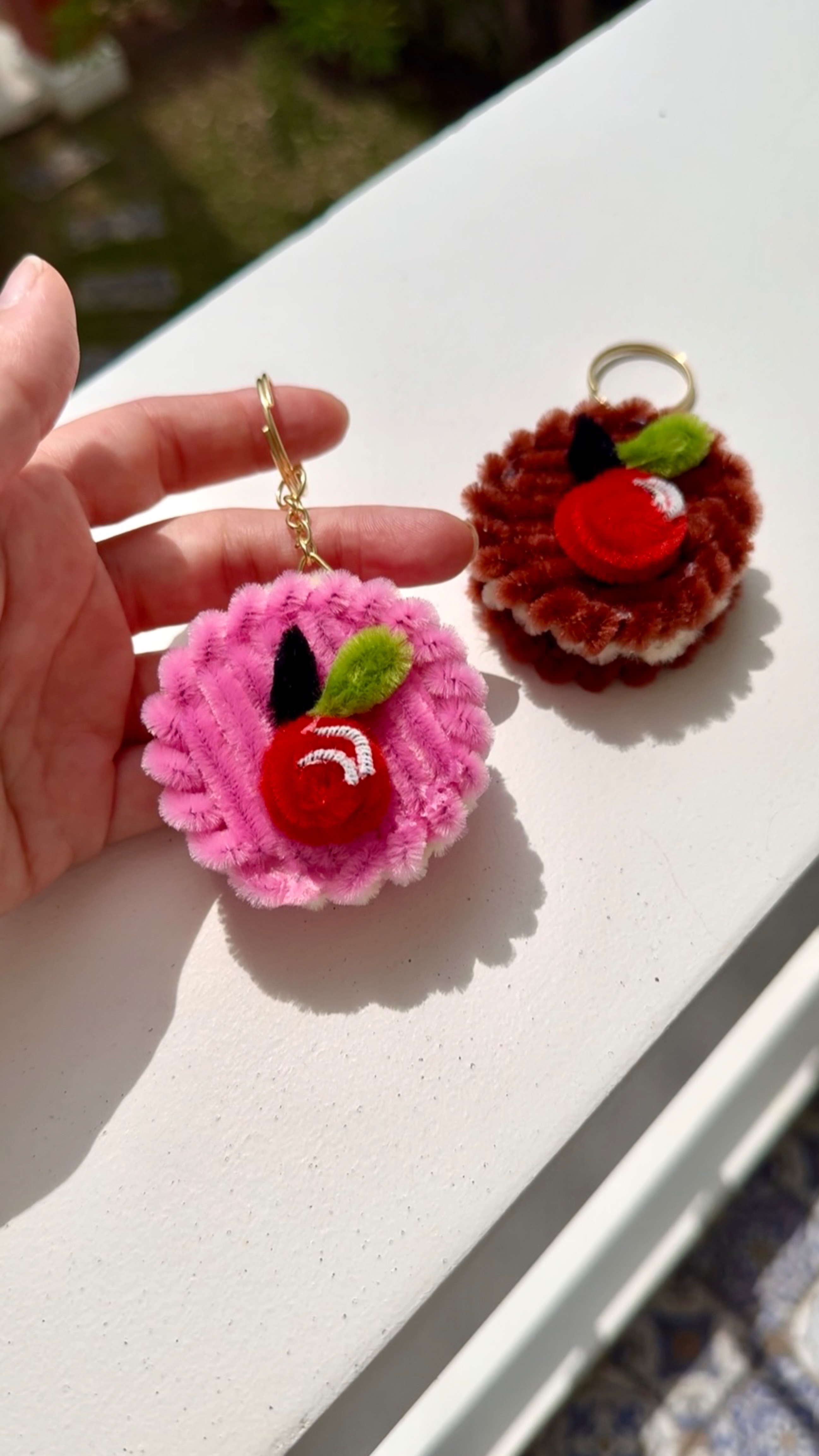 брелок печенье из синельной проволоки 💖💝💗💕💓💞