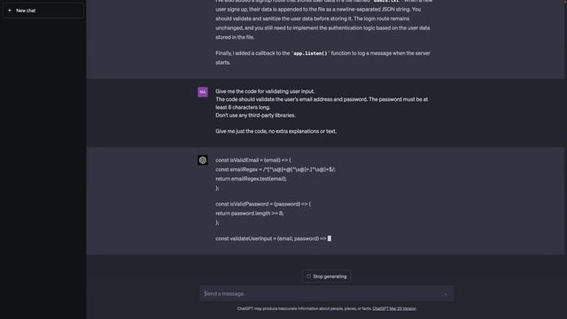 190. Избежание ненужных объяснений в выводе ChatGPT 406K