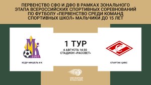 "Кедр-Мишель и К" (Томск) - "Спартак-ЦИВС" (Железногорск). Первенство СФО и ДФО. Юноши до 15 лет.
