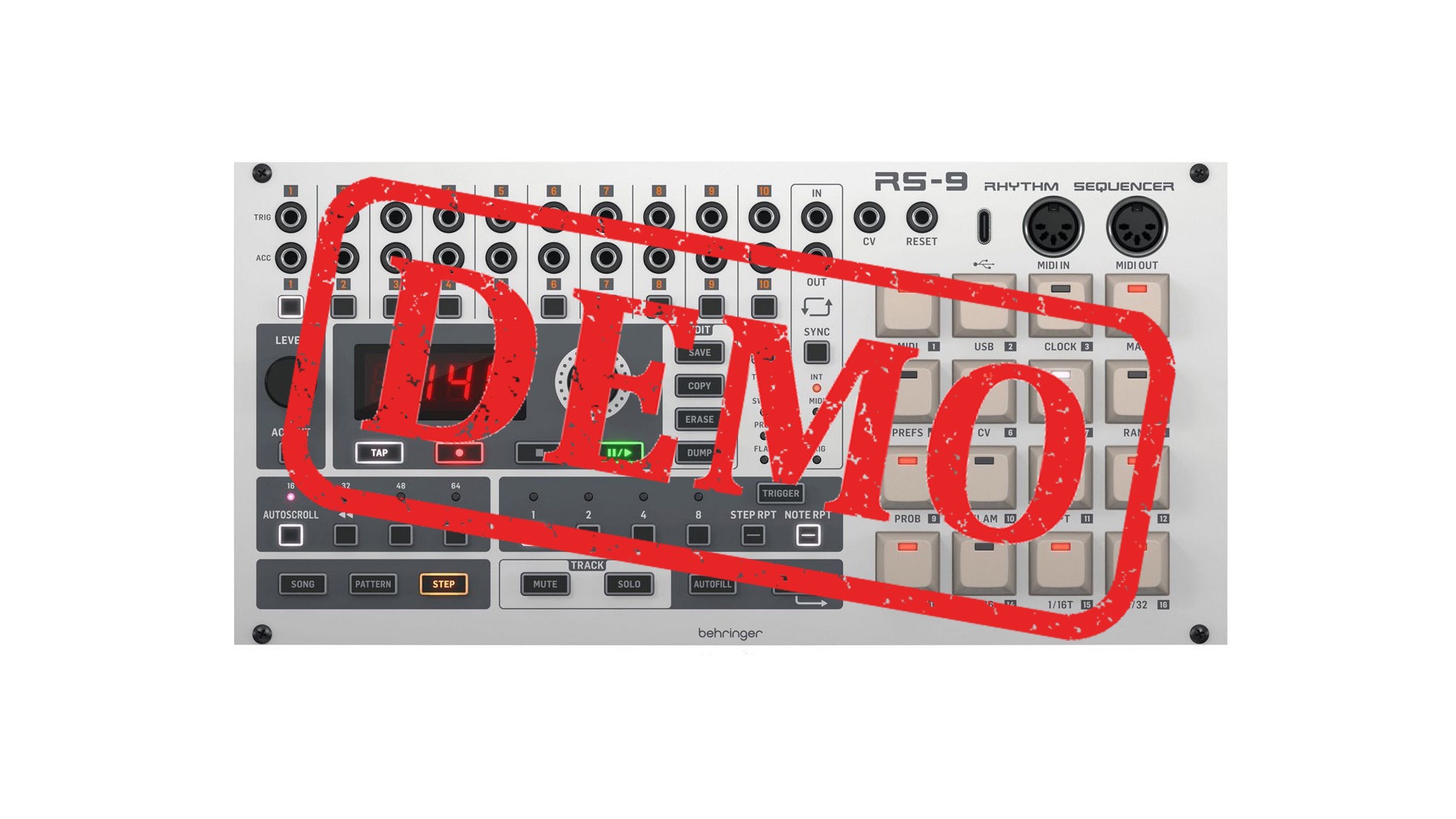 Ритм-секвенсор BEHRINGER RS-9 - демонстрация звучания