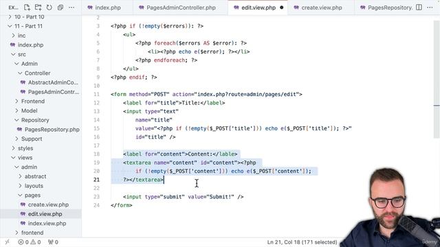 31-11. Implement the Edit Feature (Solution Part 1)