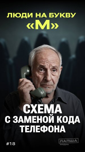 «ЛЮДИ НА БУКВУ М»: схема с заменой кода телефона