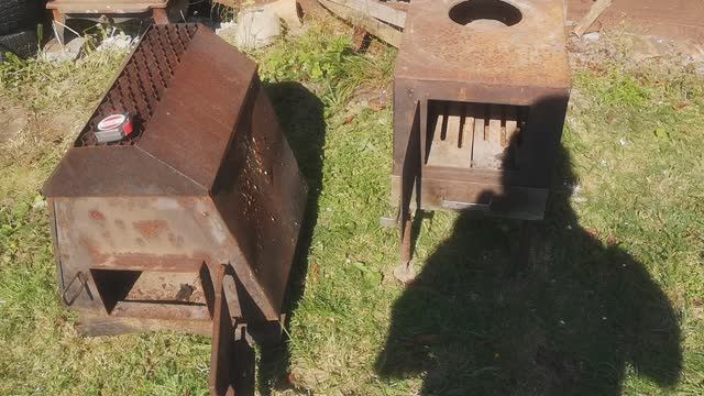 Б/У буржуйка.  VID_20250804_161029