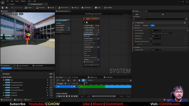 8.UE5 Niagara Basic _ Emitter Update - Emitter State - Life Cycle