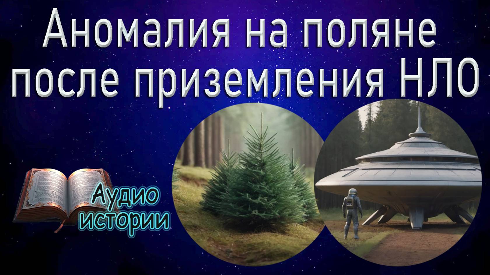 Аномалия на поляне после приземления НЛО