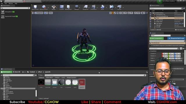 Spawn Fx in UE4 Niagara Tutorial