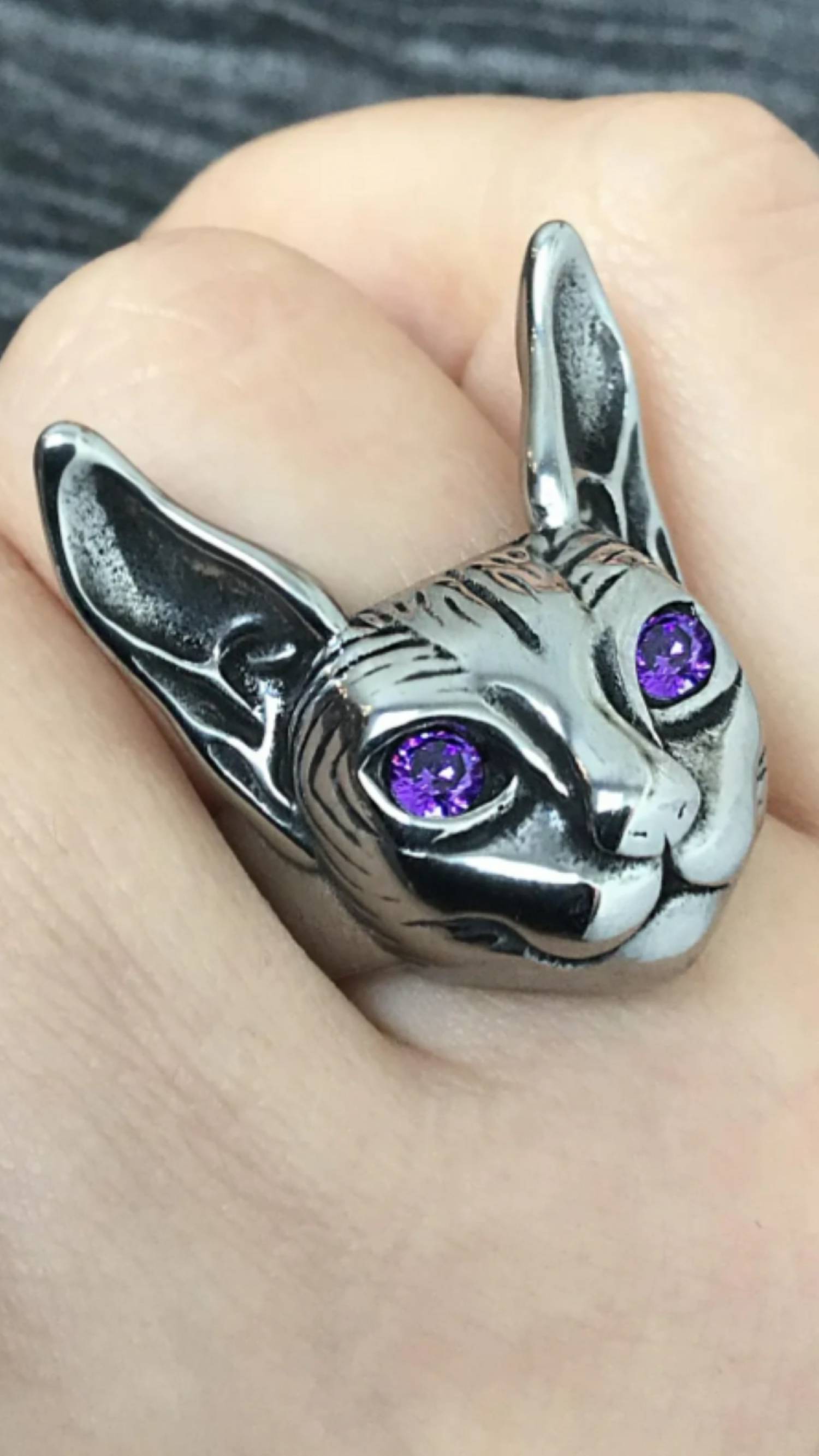 Кольцо-кошка "Сфинкс" от StarfallShop