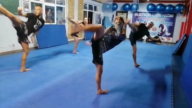 Кэмпо ММА ноги девочки