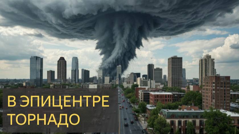 В ЭПИЦЕНТРЕ ТОРНАДО (Редкие кадры)