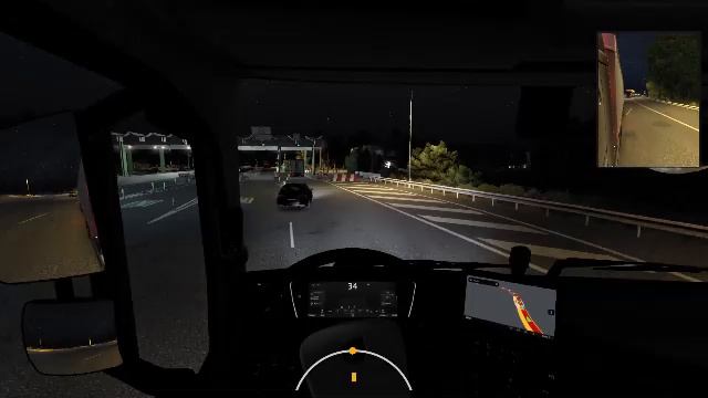 Большой рейс за границу, наконец-то доехали