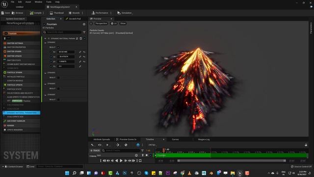 Volume Explosion in UE5 Niagara