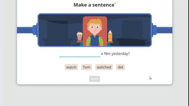 Вопросительные предложения в Past Simple. Учи.ру. 4 класс. Английский язык