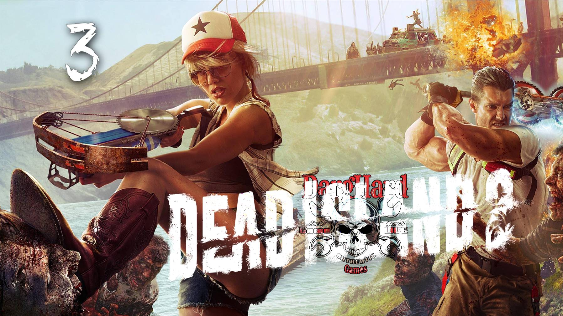Dead Island 2 PS5 03. Майор Букер. Прохождение 4K Ultra HD 2160p Без Комментариев!