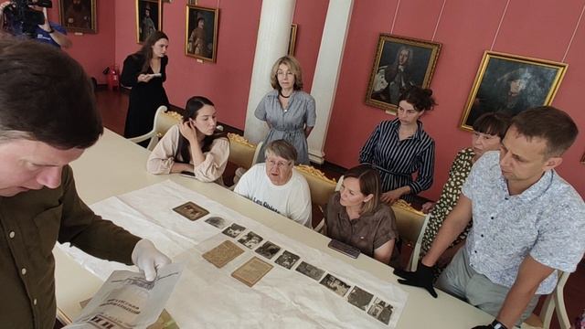 Процесс передачи Костромскому музею коллекции рукописей Ефима Честнякова. 2025