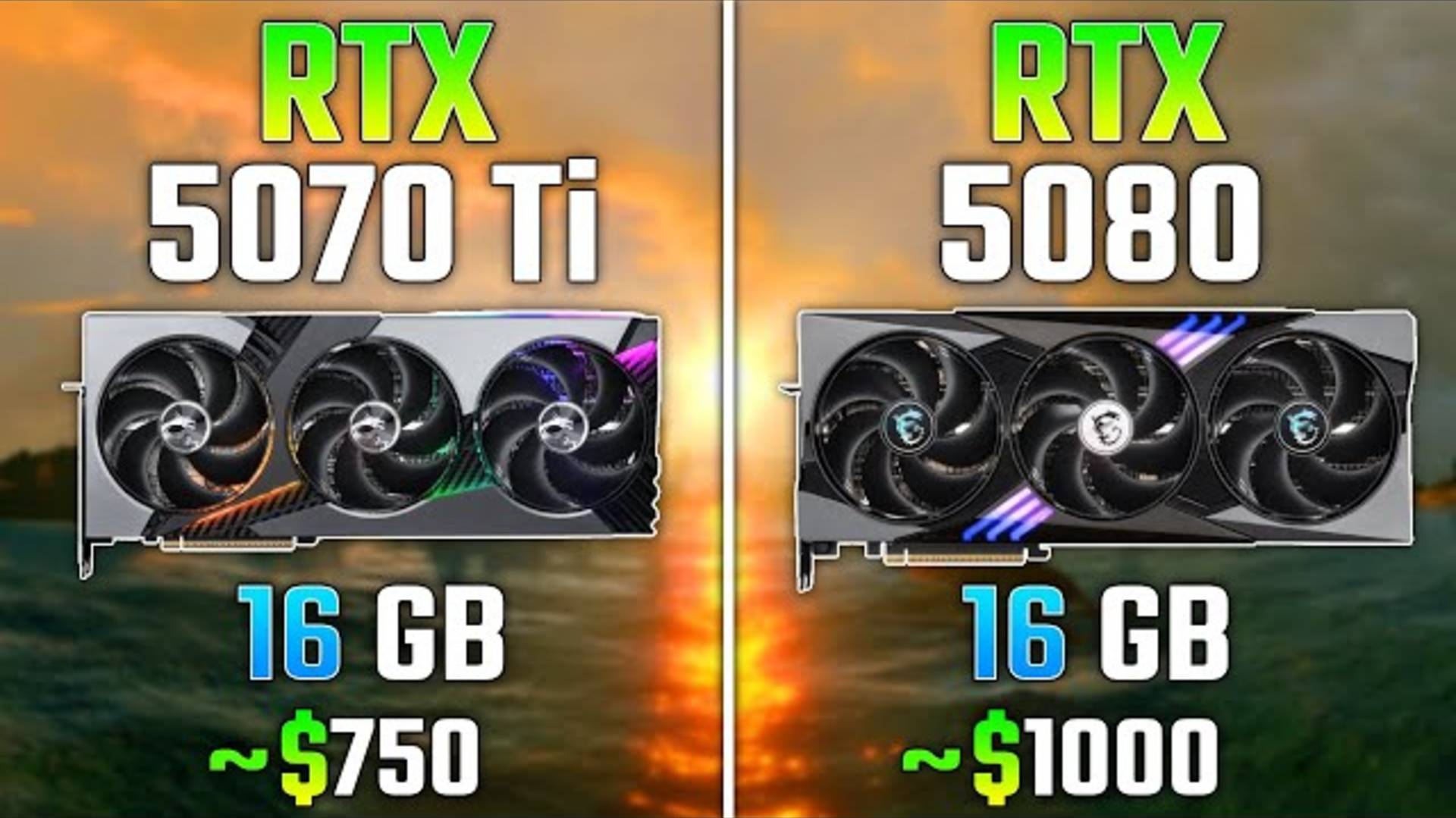 RTX 5070 Ti vs RTX 5080 | Test in 7 Games