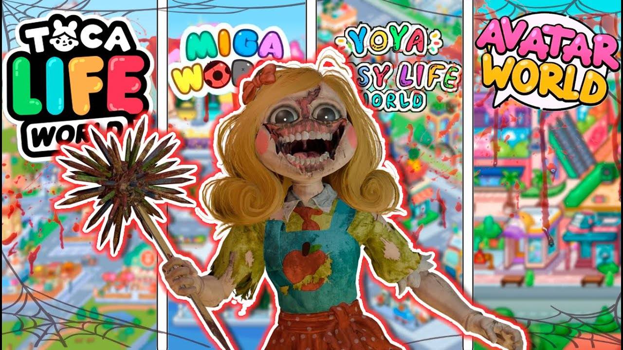 Создаём Мисс Дилайт (Poppy Playtime) в мире Avatar World, Toca Boca, Miga и YOYA.