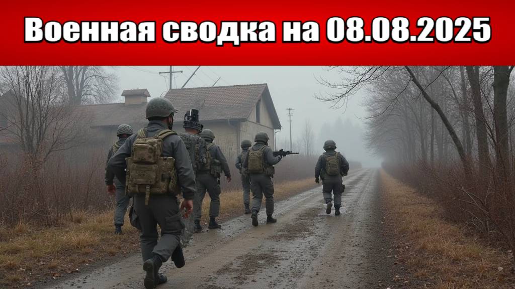 «Российские силы громят «чугунием» Херсонскую группировку ВСУ!»: Военная сводка на 08.08.2025