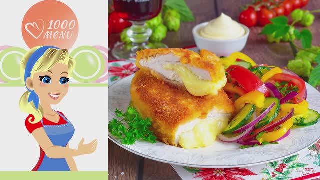 🍗 КУРИНАЯ ГРУДКА С СЫРОМ НА СКОВОРОДЕ — хрустящая и сочная!