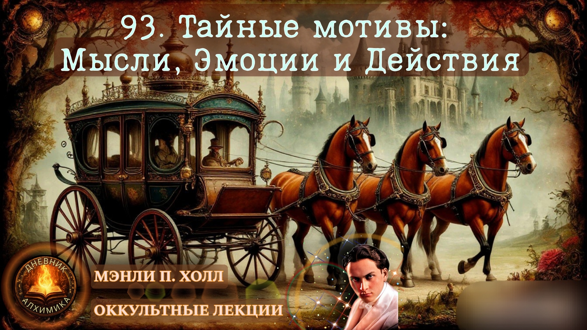 93. ТАЙНЫЕ МОТИВЫ: Мысли, Эмоции и Действия / ЛЕКЦИЯ / Мэнли П. Холл