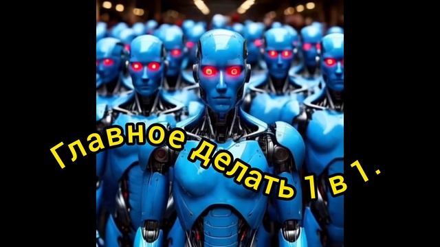 Главное делать 1 в 1.